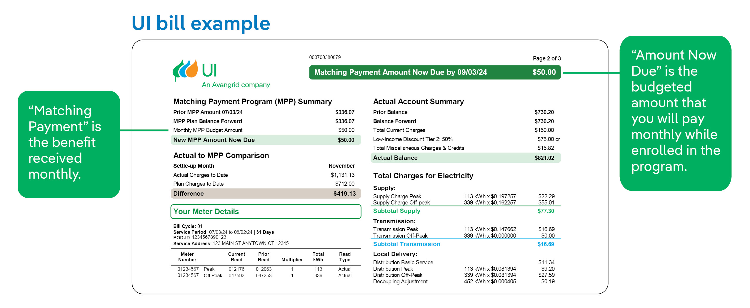 Matching Payment Program - UI